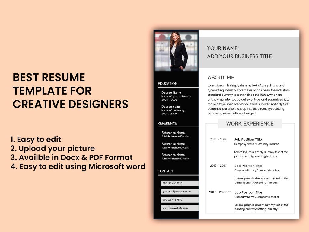 Get Hired Fast with Our Premium Resume Template