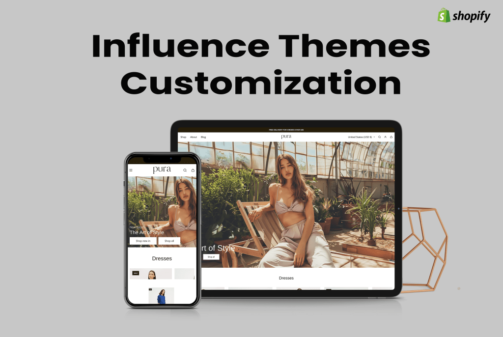 Influence Premium Shopify Theme Customization - RS Digitals