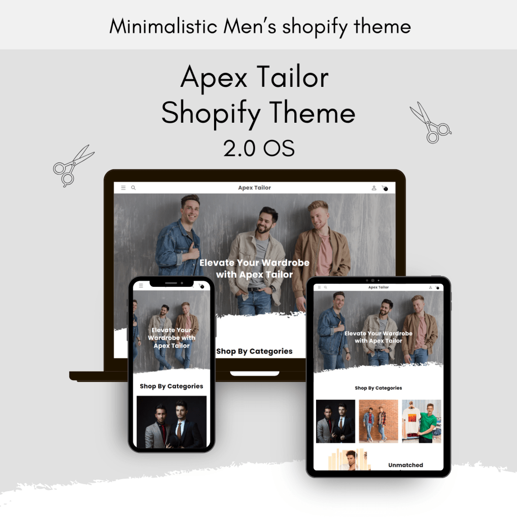 Apex Tailor Premium Shopify Theme - Digital Treasure - RS Digitals
