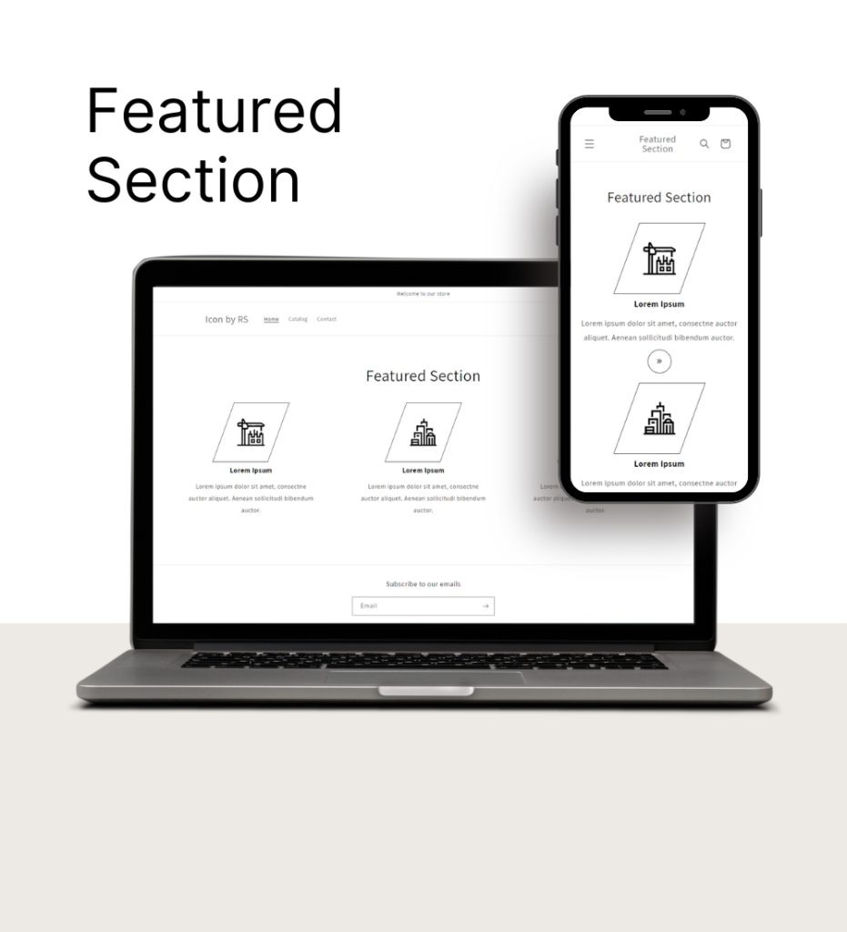 3-Column Section with Icons & Hover Effects - RS Digitals
