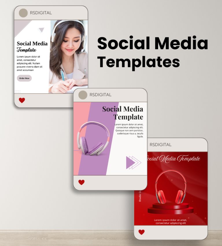 Ultimate Headphone Canva Template Pack - RS Digitals