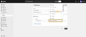 How to Set Up a Shopify Navigation Menu - 2025