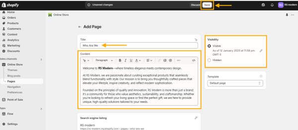 How to Set Up a Shopify Navigation Menu - 2025