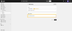 How to Set Up a Shopify Navigation Menu - 2025