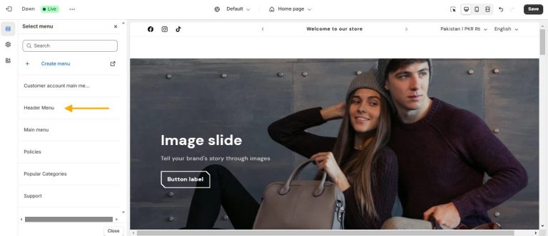 How to Set Up a Shopify Navigation Menu - 2025