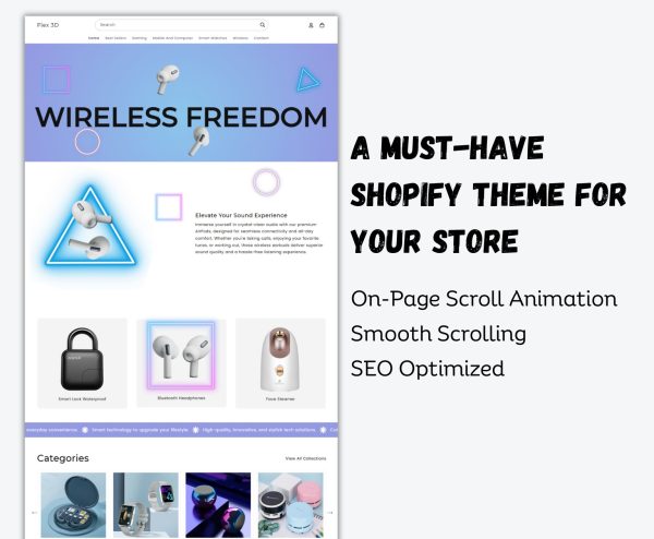 Must-Have Animated Shopify Theme for Your eCommerce Store
