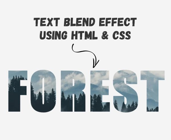 How to Create a Stunning Text Blend Effect with HTML & CSS